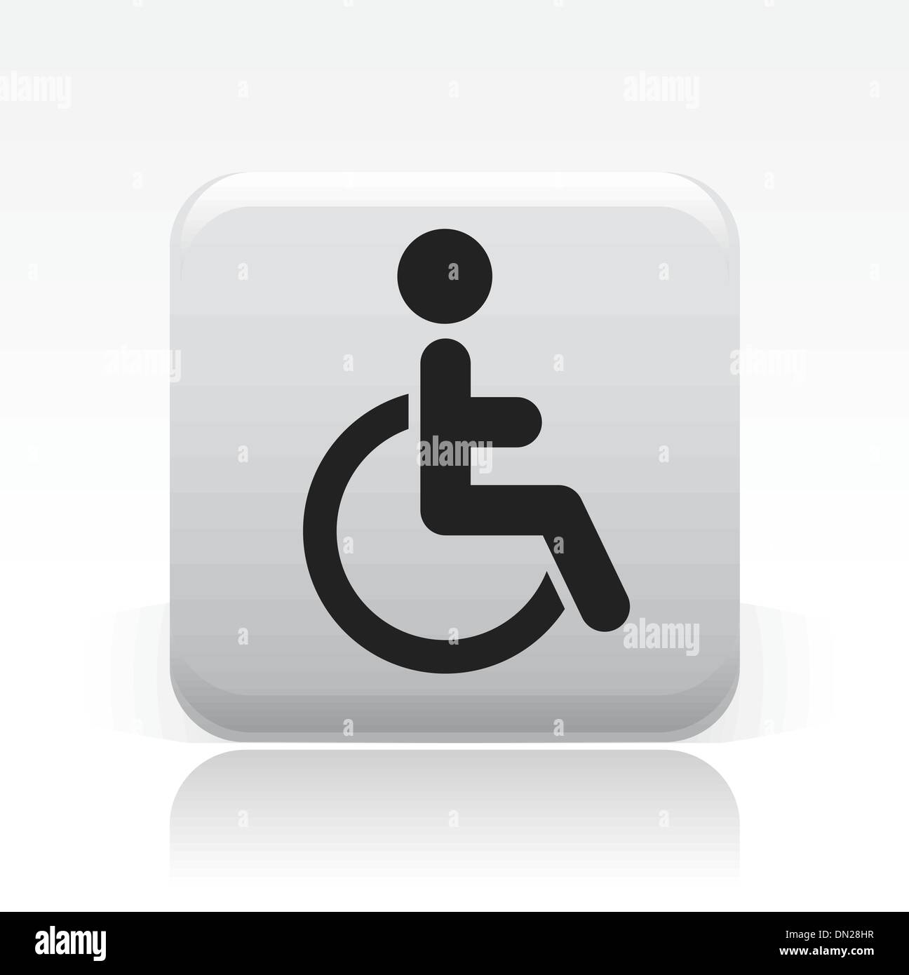Vector illustration of isolated handicap icon Stock Vector Image & Art ...