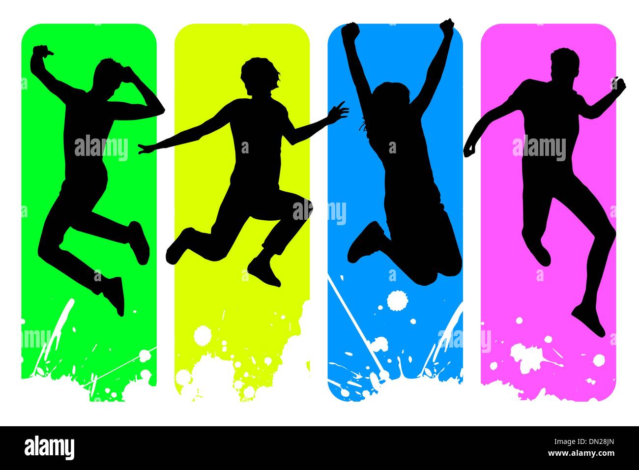 Vector illustration of happy people icon Stock Vector Image & Art - Alamy