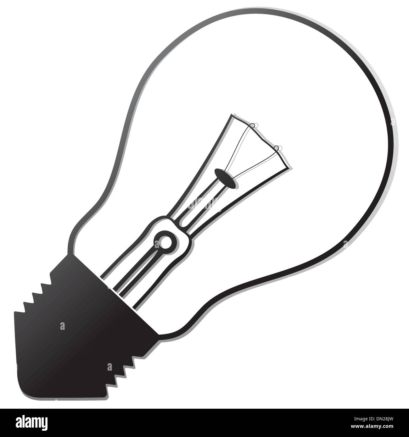 Light bulb isolated vector vectors hi-res stock photography and images ...