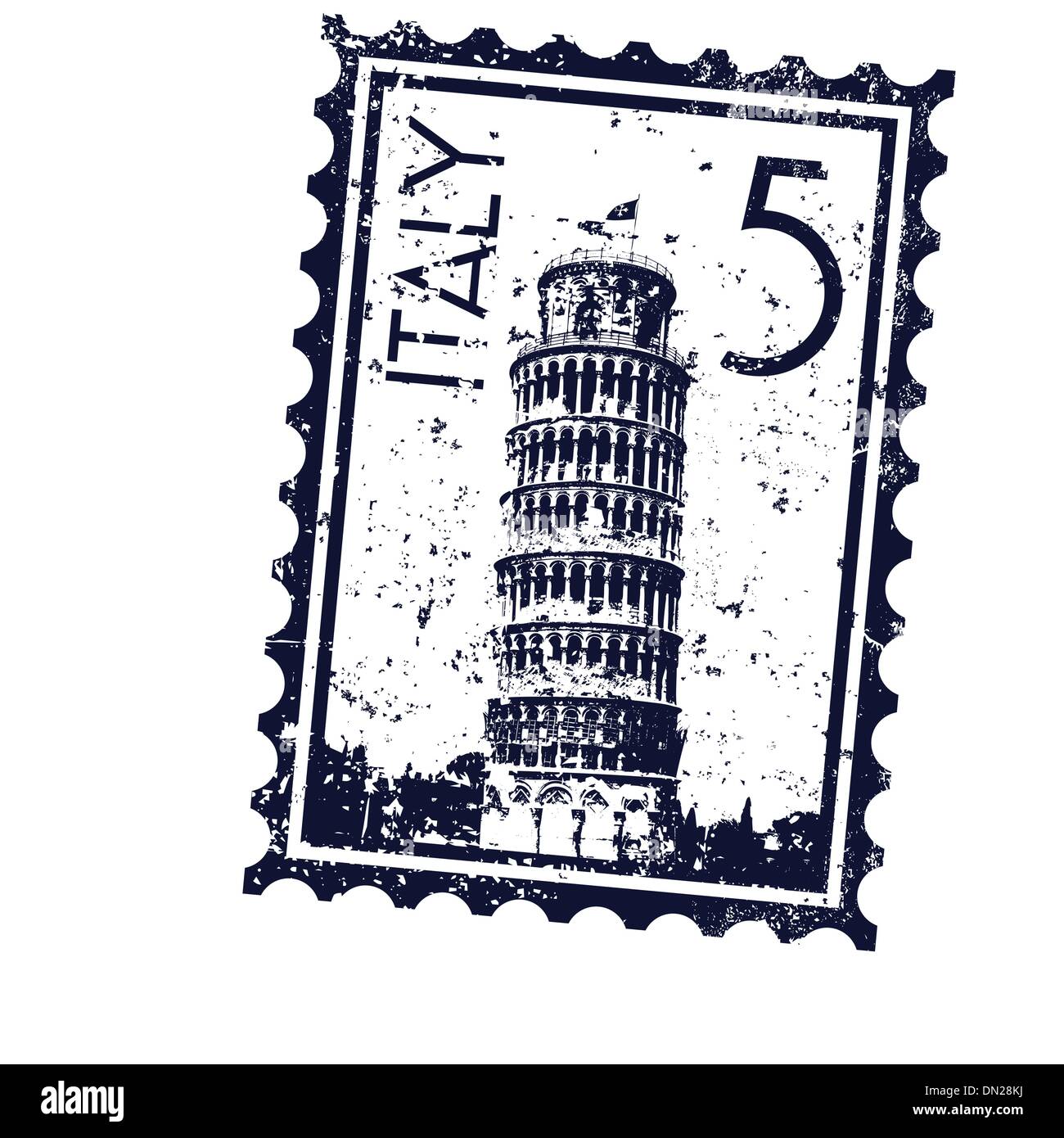 Italy stamp hi-res stock photography and images - Alamy