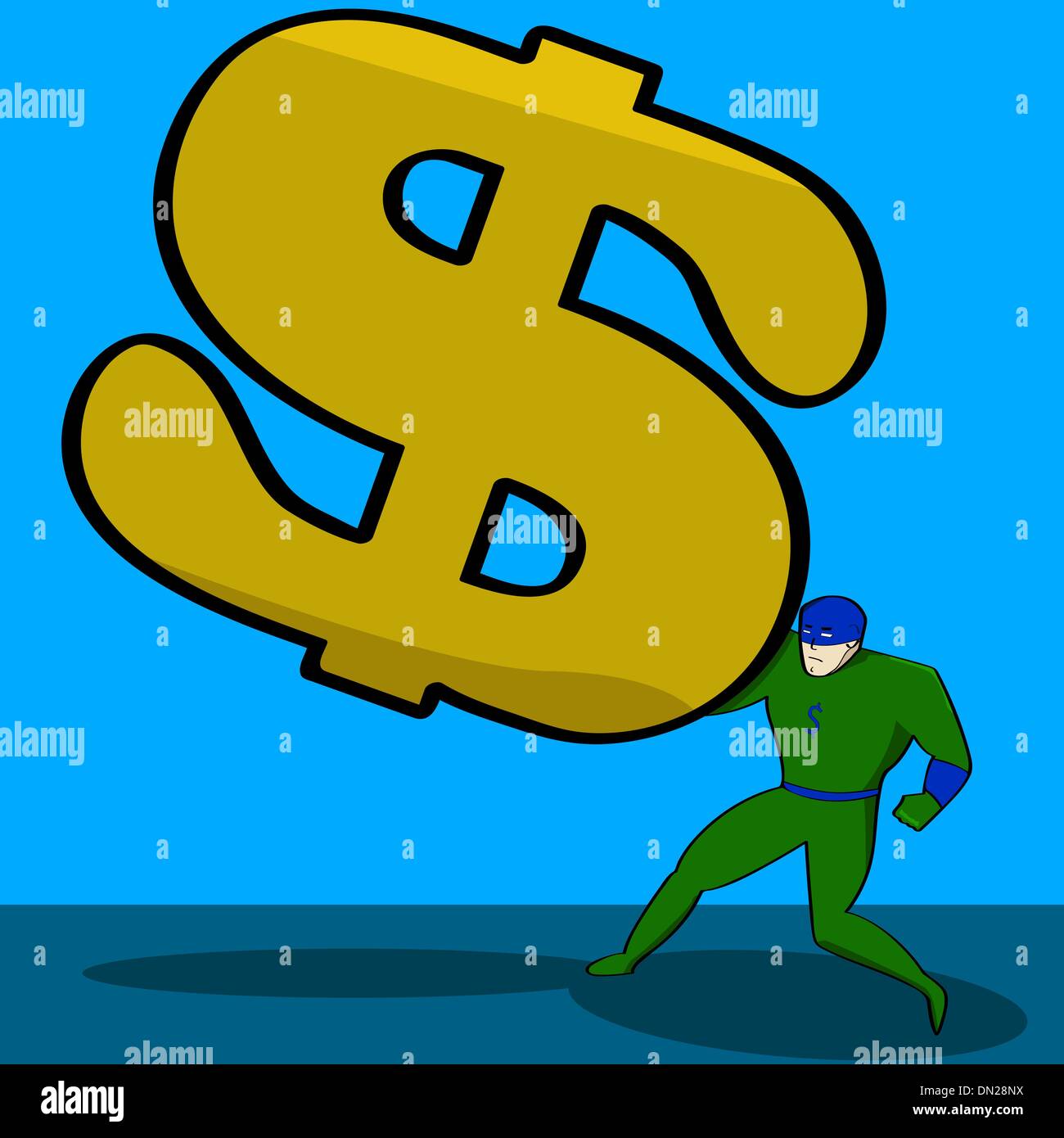 Burden Cartoon High Resolution Stock Photography and Images - Alamy