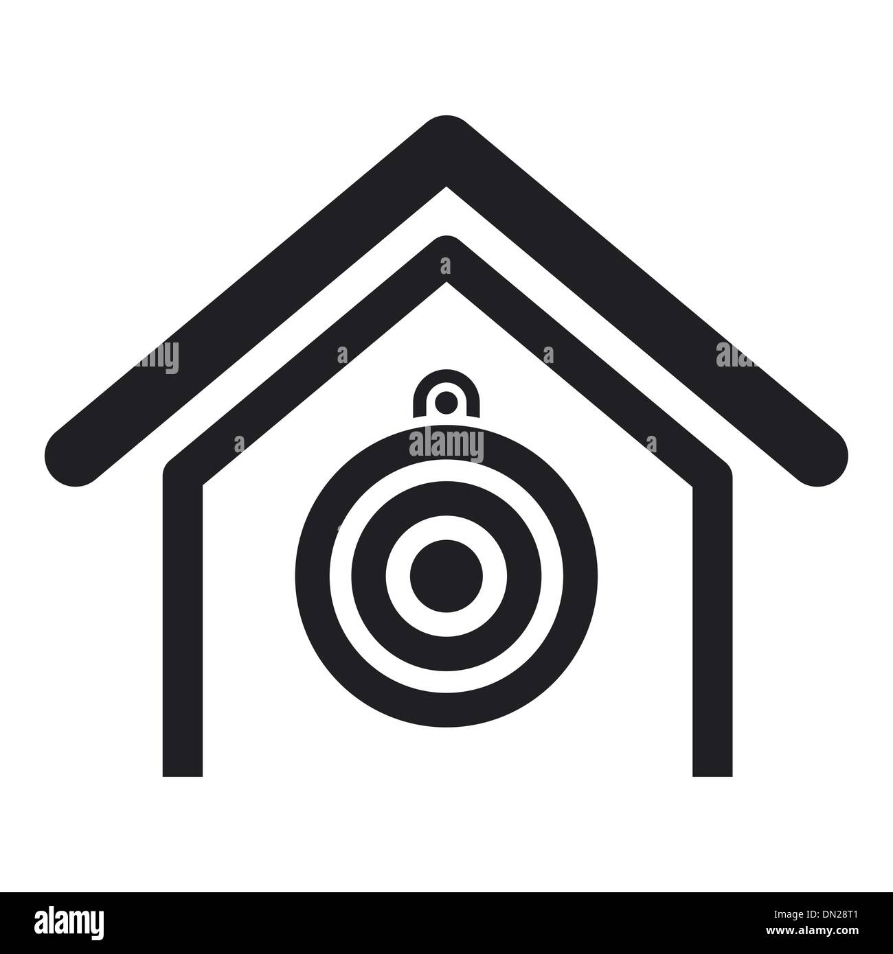 Vector illustration of single target icon Stock Vector Image & Art - Alamy