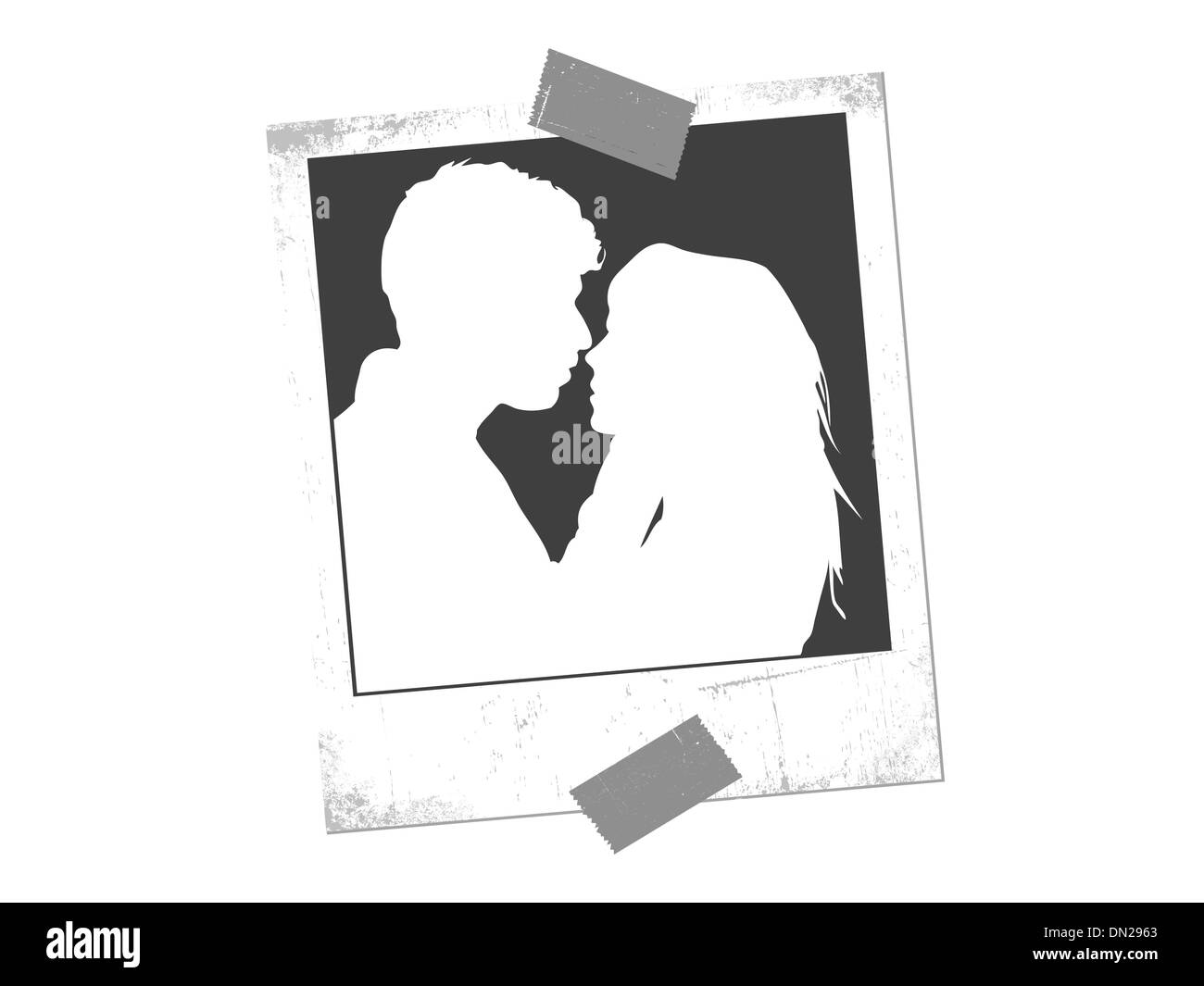 Vector illustration lovers background Stock Vector Images - Alamy