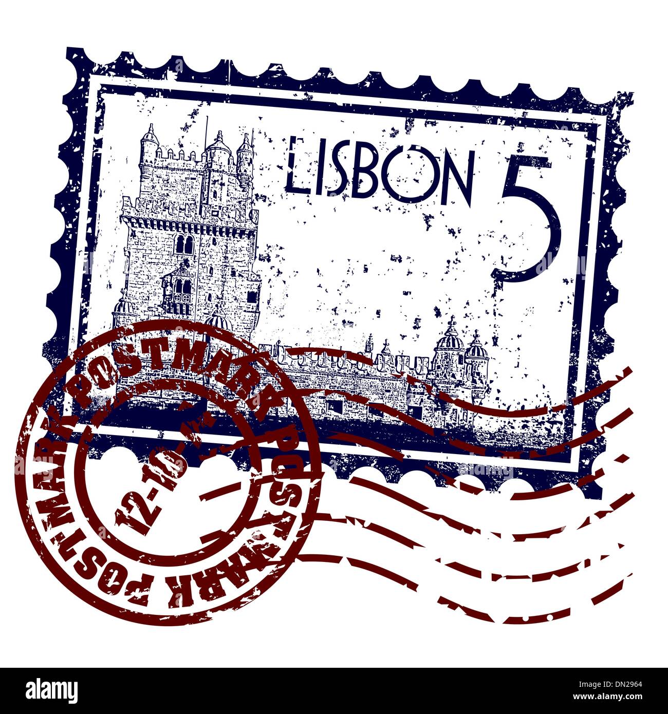 Vector illustration of isolated Lisbon icon Stock Vector Image & Art ...