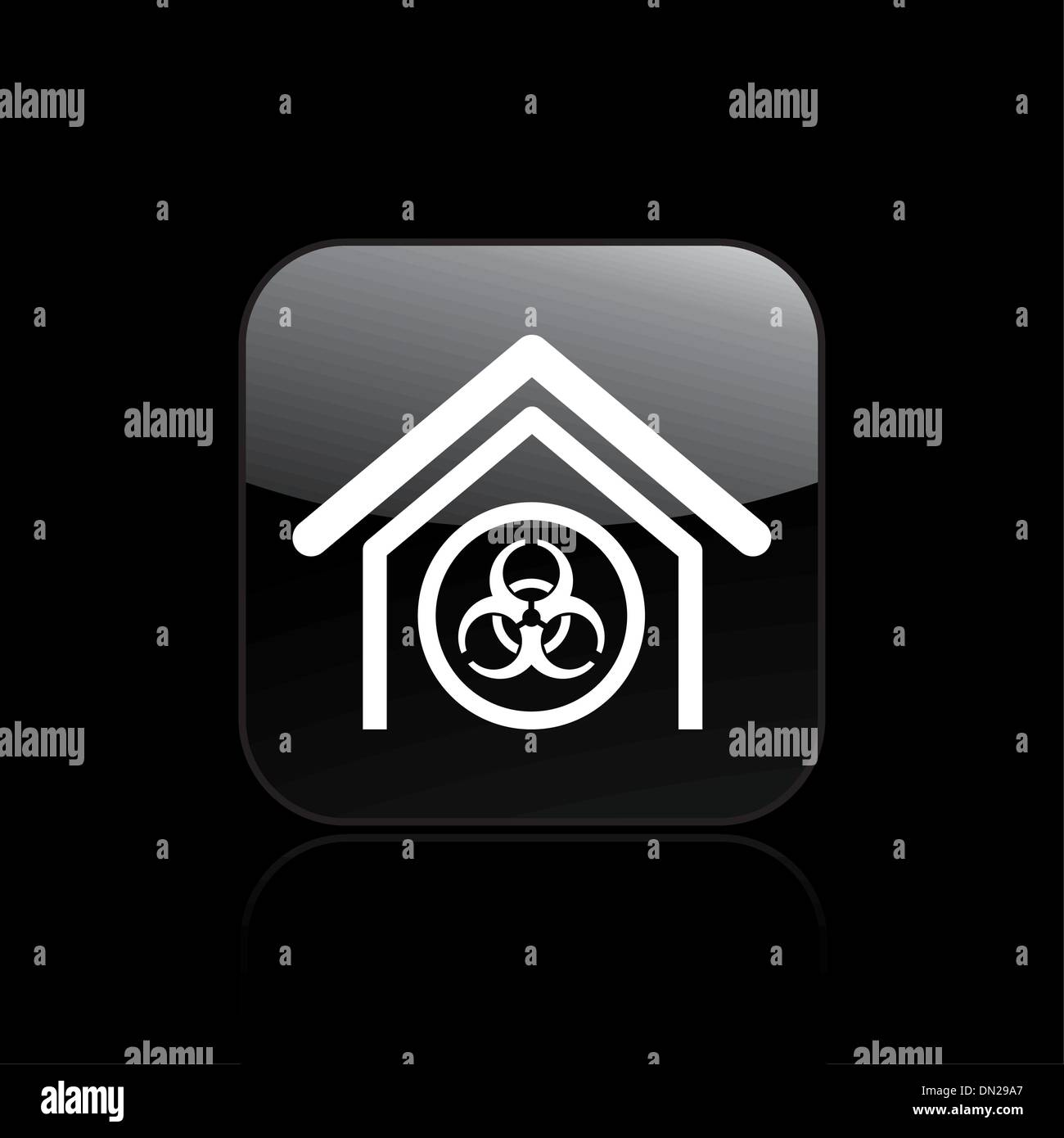 Vector illustration of single danger icon Stock Vector Image & Art - Alamy