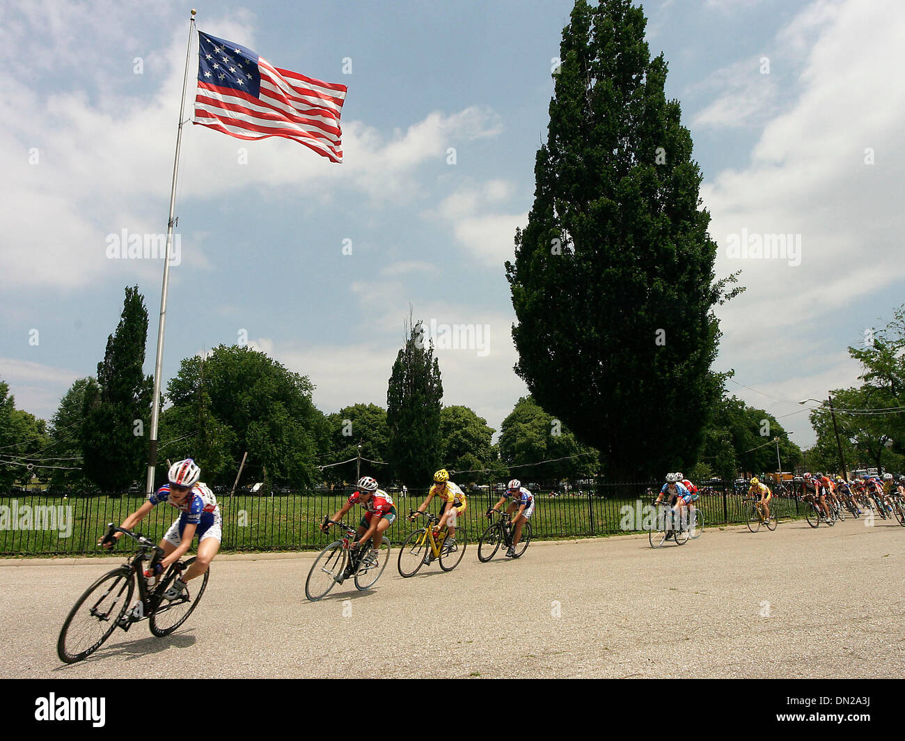 May 27, 2006; Baltimore, MD, USA; Riders during the running of the ...