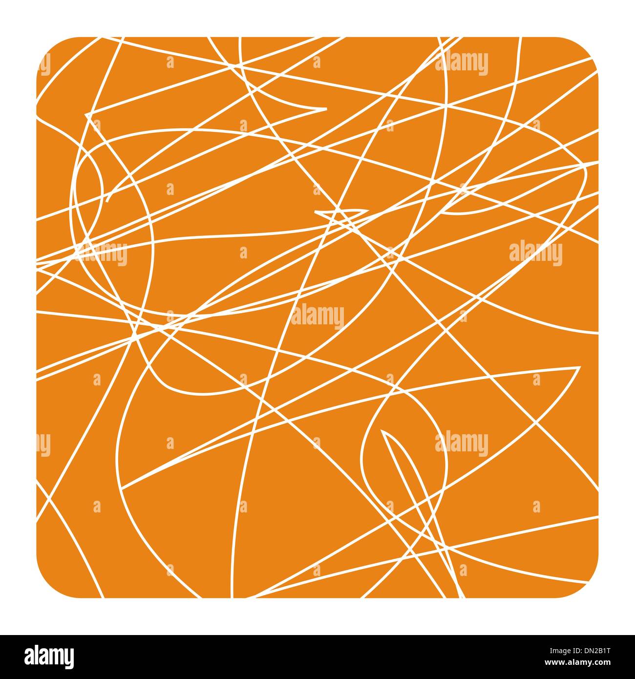 Vector illustration of single isolated colored fantasy square icon ...