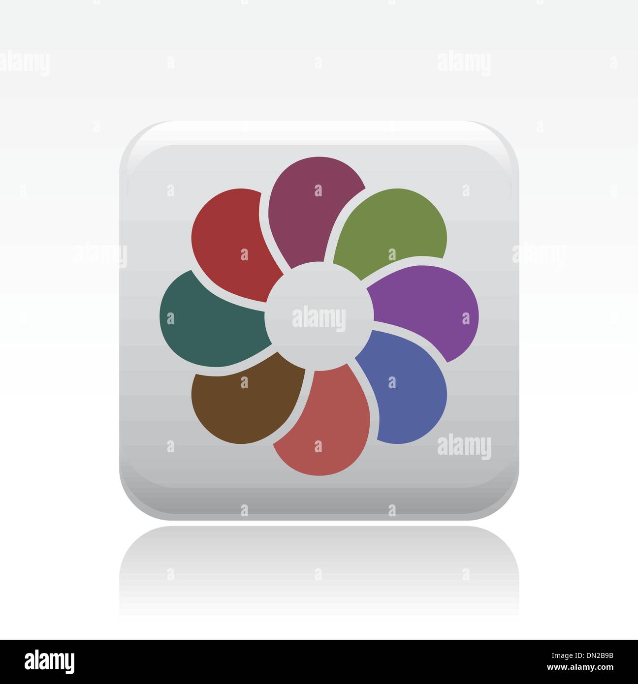 Vector illustration of single abstract icon Stock Vector Image & Art ...