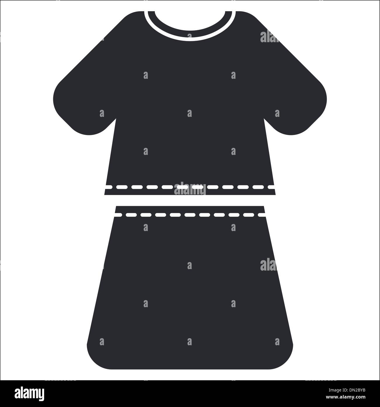 Dress shirt illustration Stock Vector Images - Alamy