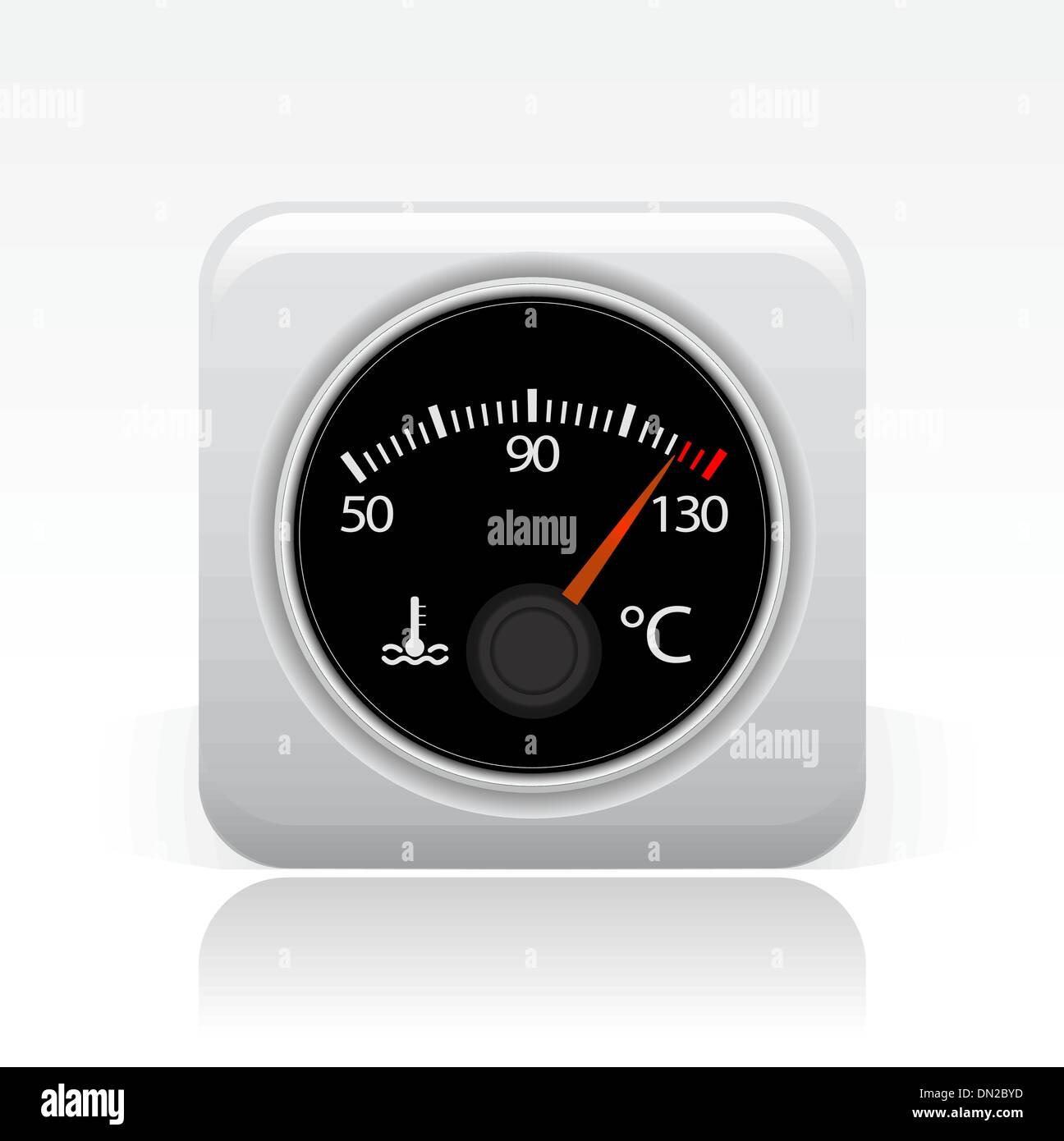 Vector illustration of single temperature icon Stock Vector Image & Art ...