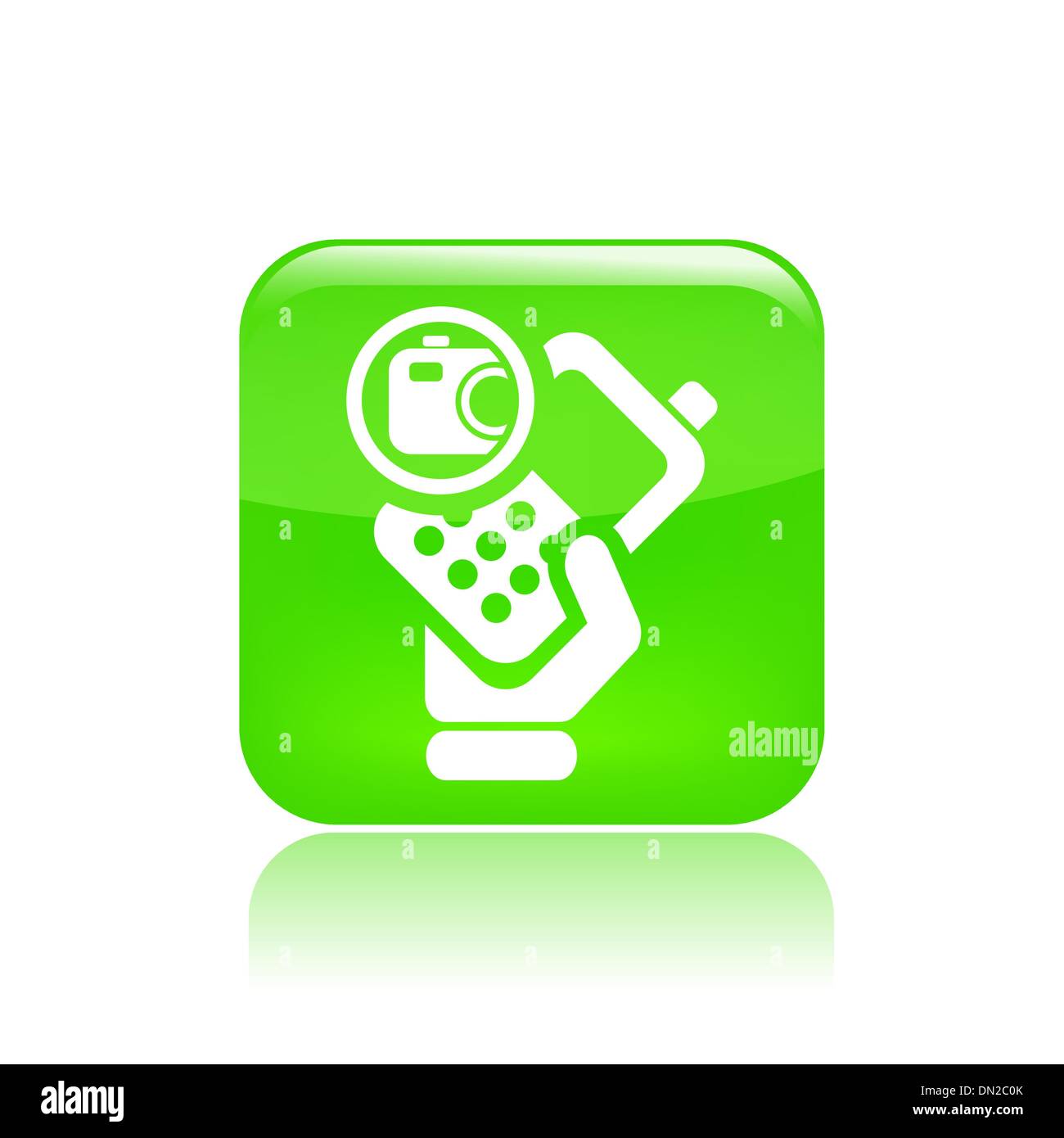 Vector illustration of single photo phone icon Stock Vector Image & Art ...