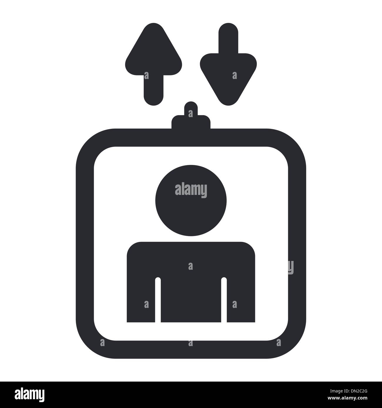 Elevator icon Stock Vector Images - Alamy