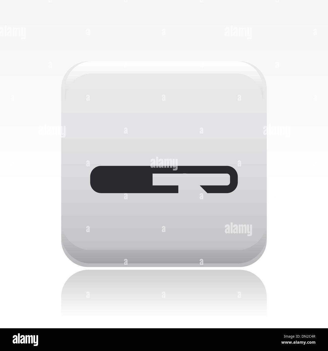 Vector illustration of single download icon Stock Vector Image & Art ...