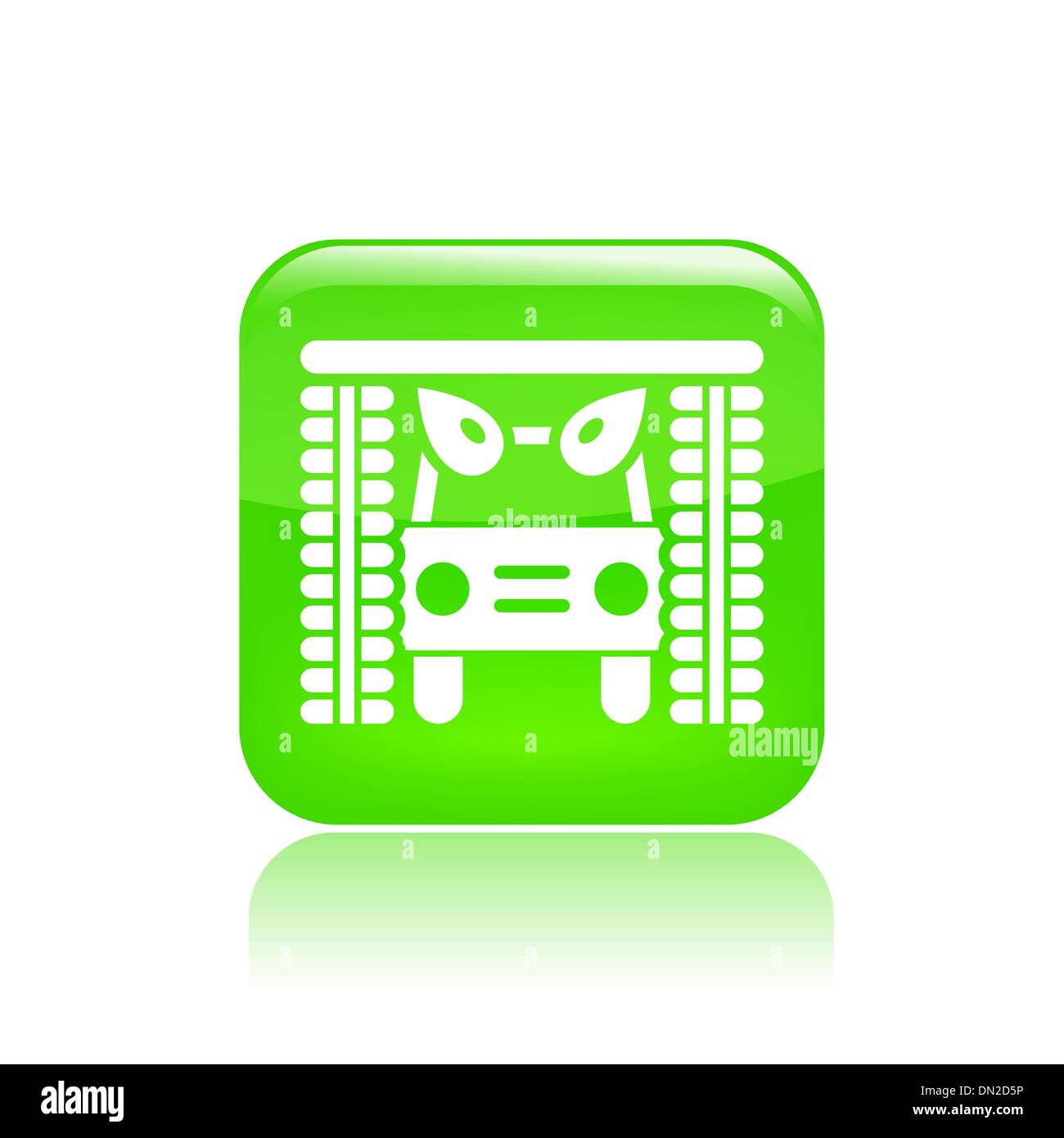 Vector illustration of single car cleaner icon Stock Vector Image & Art ...