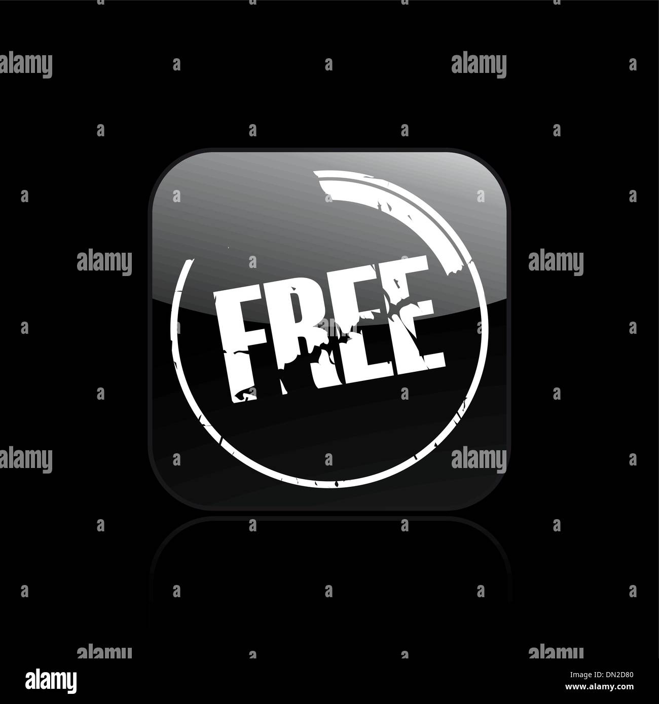 Vector illustration of single free icon Stock Vector Image & Art - Alamy