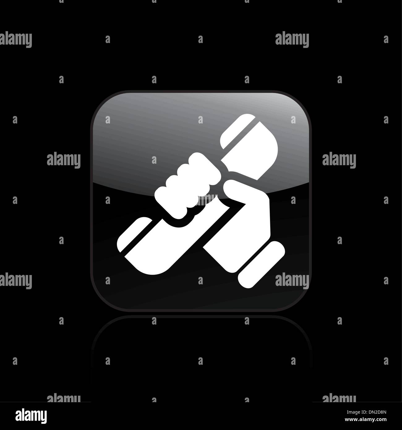 Vector illustration of single phone icon Stock Vector Image & Art - Alamy