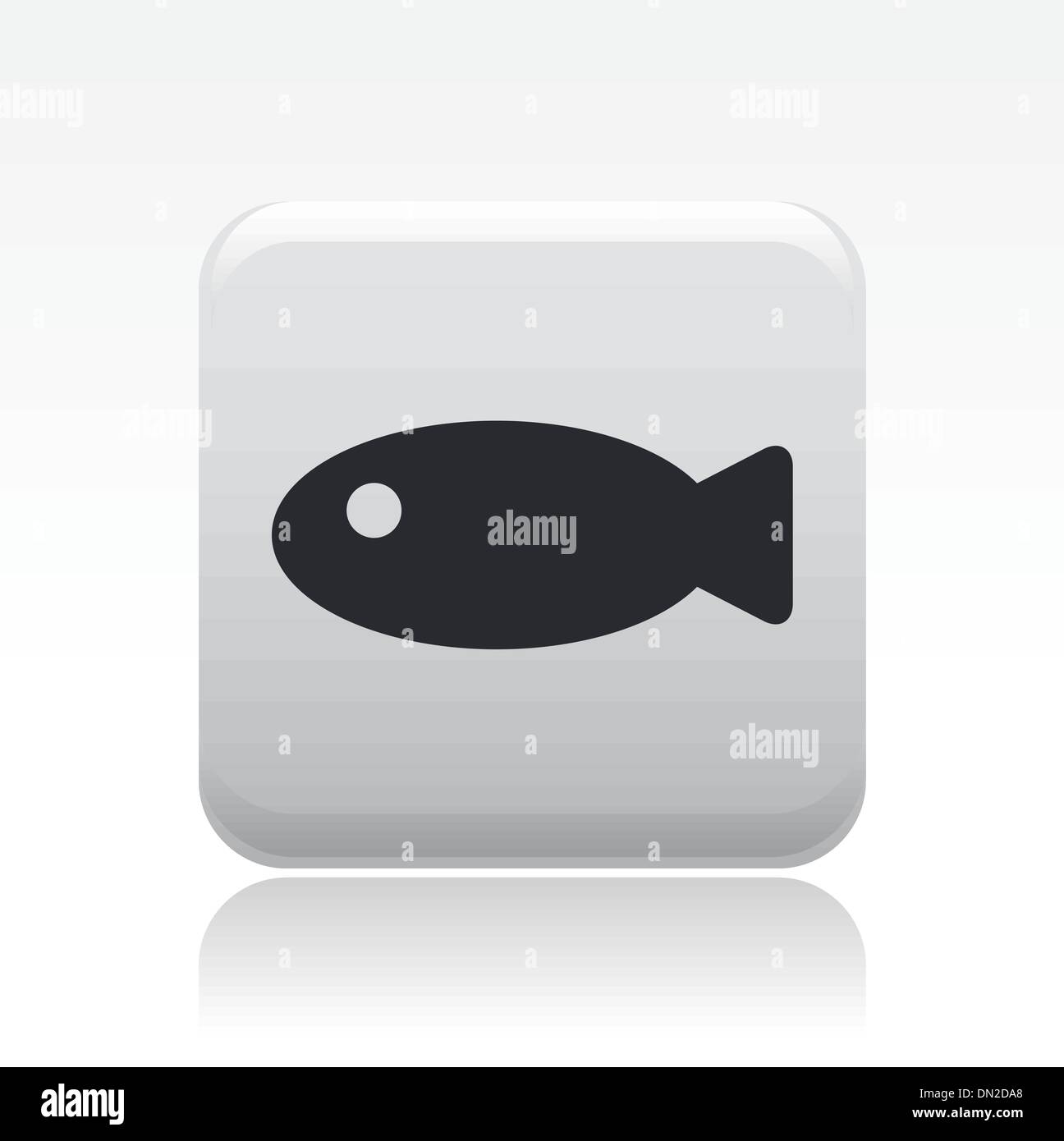 Vector illustration of single fish icon Stock Vector Image & Art - Alamy