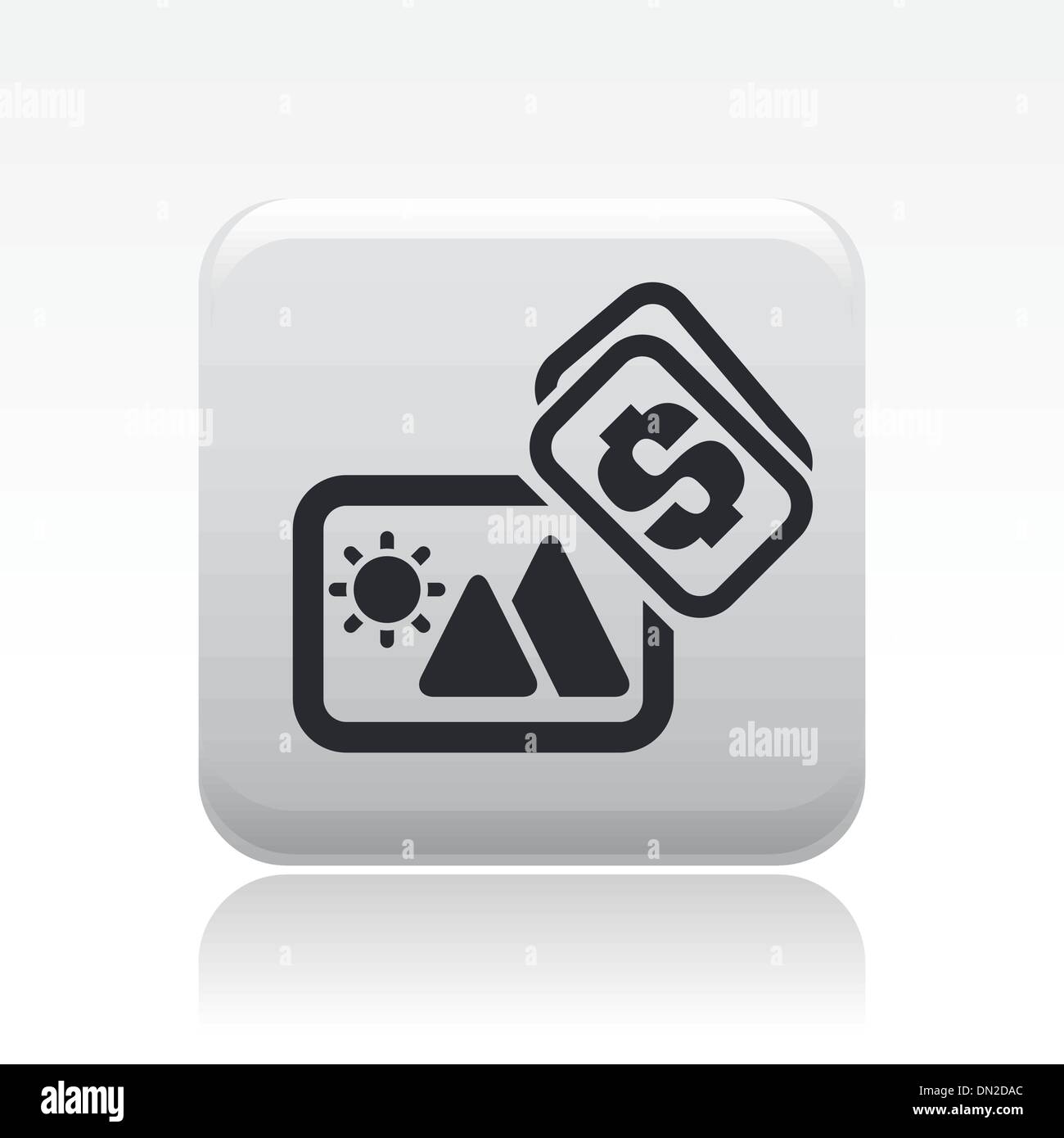 Vector illustration of single sale photo icon Stock Vector Image & Art ...