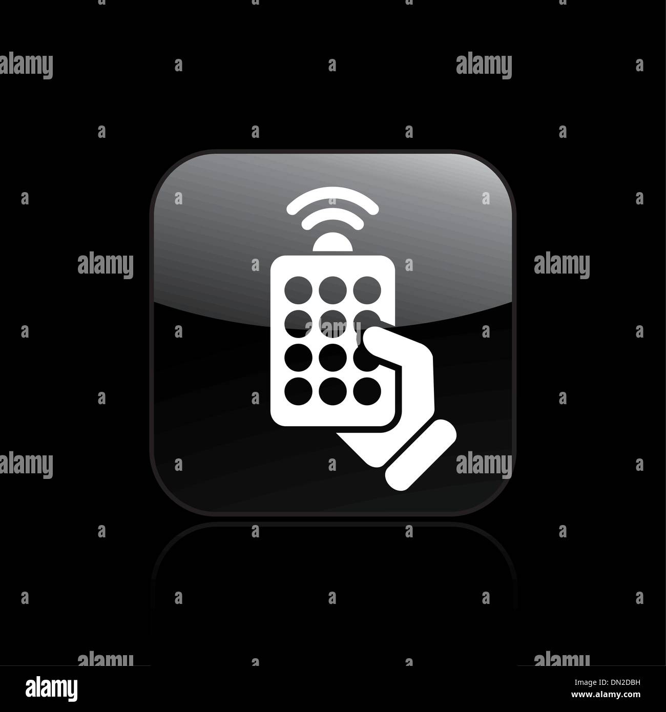 Vector illustration of single remote icon Stock Vector Image & Art - Alamy
