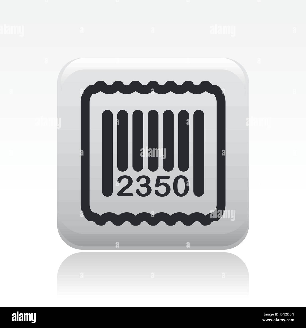 Vector illustration of single barcode icon Stock Vector Image & Art - Alamy