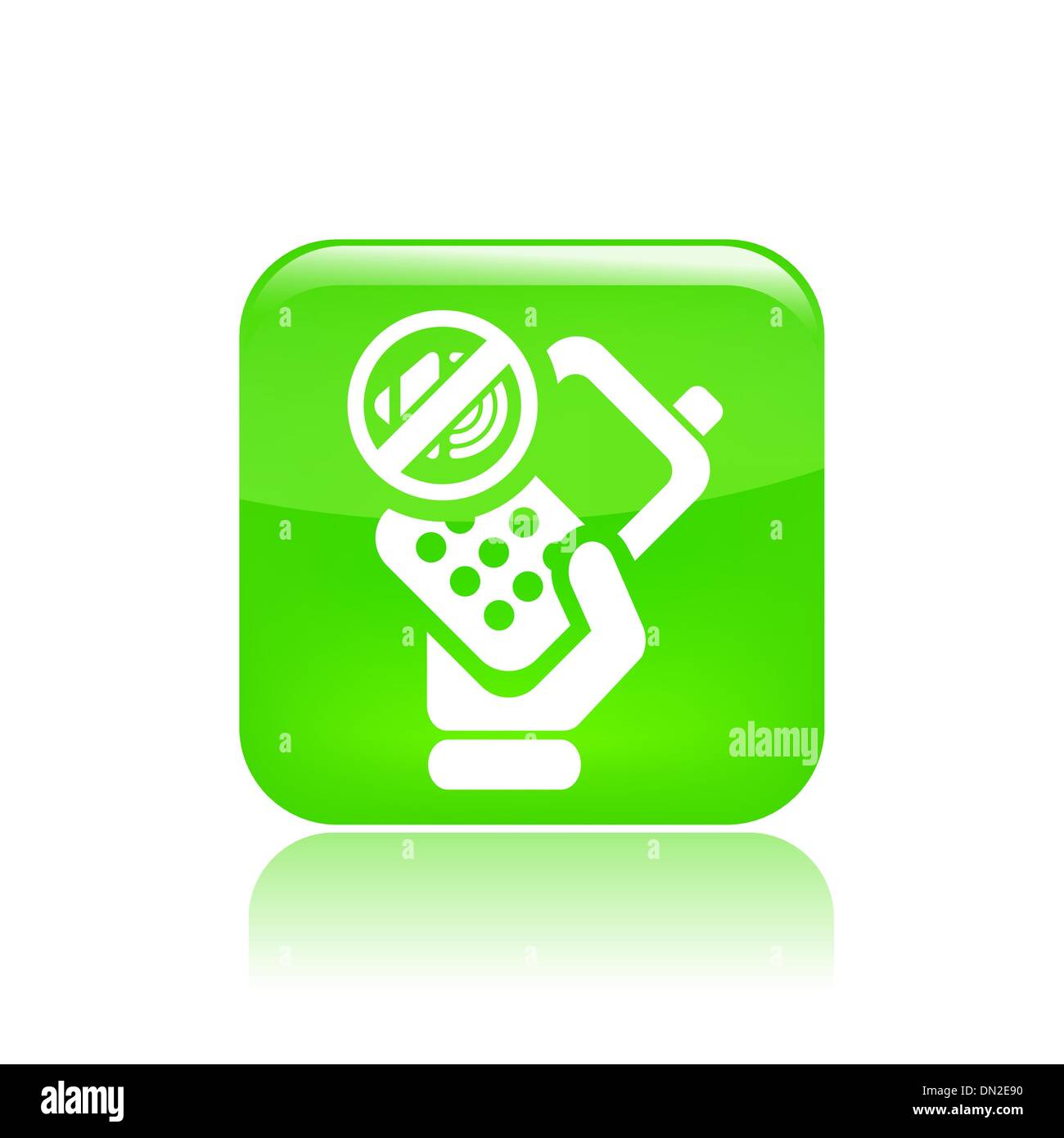 Phone mute icon Stock Vector Images - Alamy