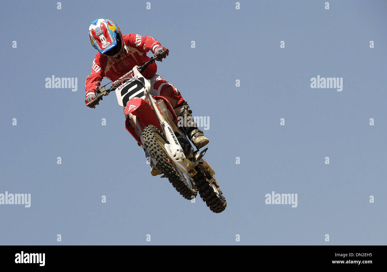 August 5, 2006; Carson, CA, USA; Pro Moto X rider JEREMY McGRATH on the ...