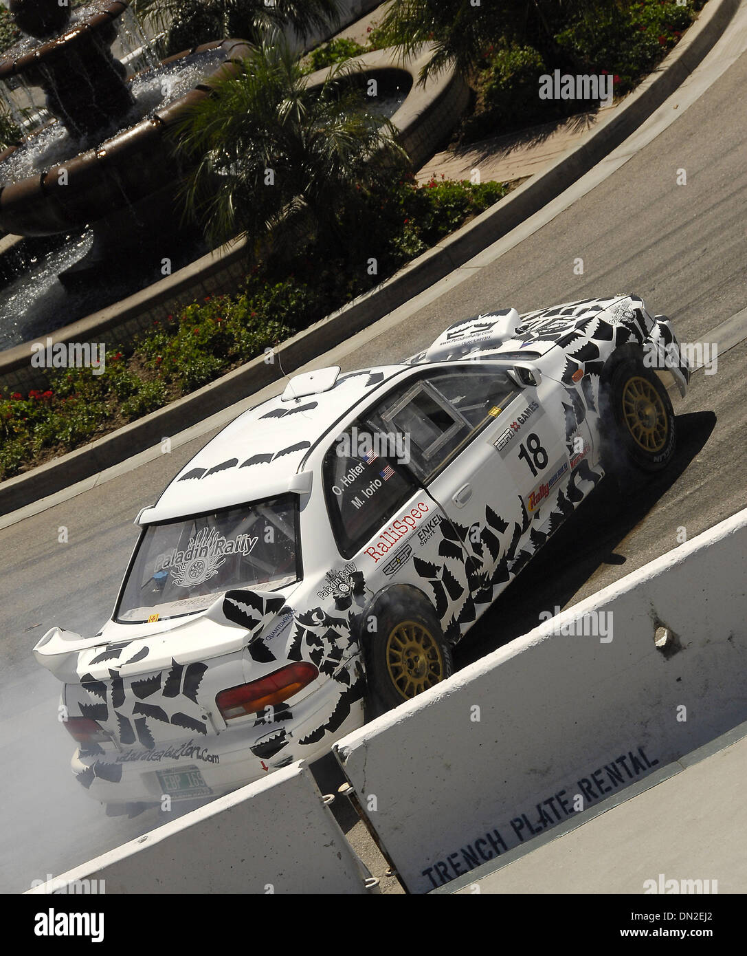 August 5, 2006; Carson, CA, USA; Rally car driver MATT IORIO and co ...