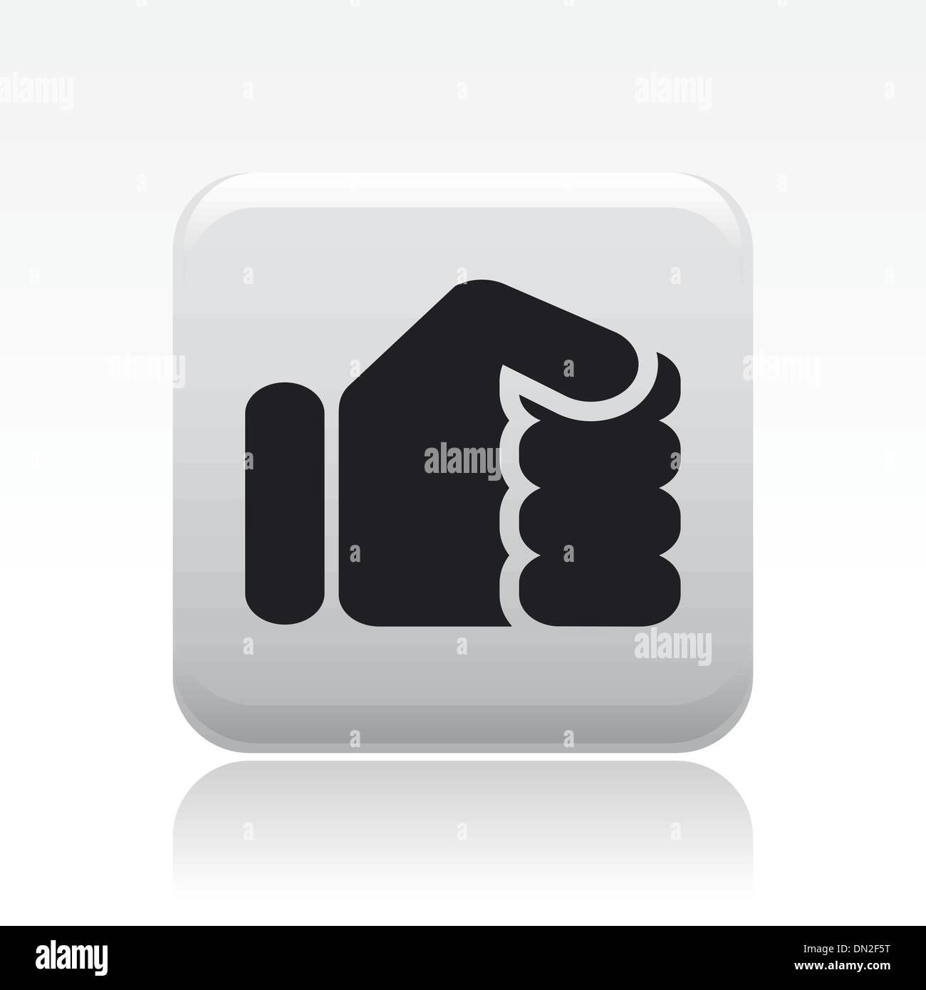 Vector illustration of single fist icon Stock Vector Image & Art - Alamy