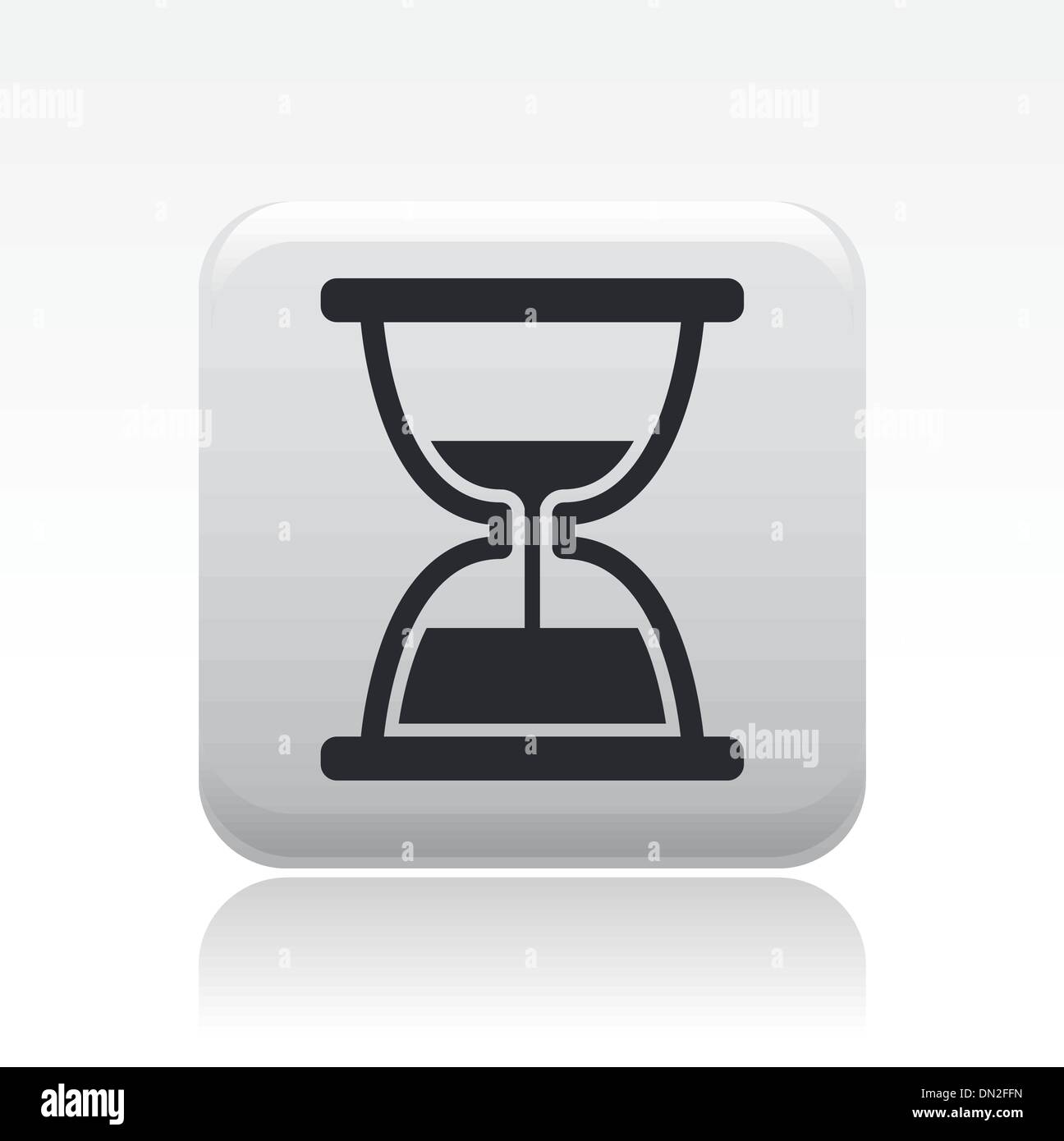 Vector illustration of single clepsydra icon Stock Vector Image & Art ...