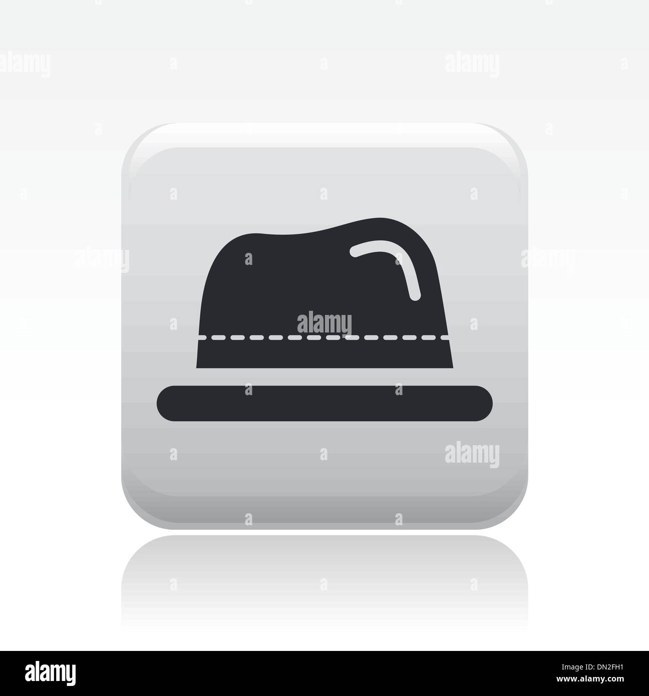 Vector illustration of single hat icon Stock Vector Image & Art - Alamy