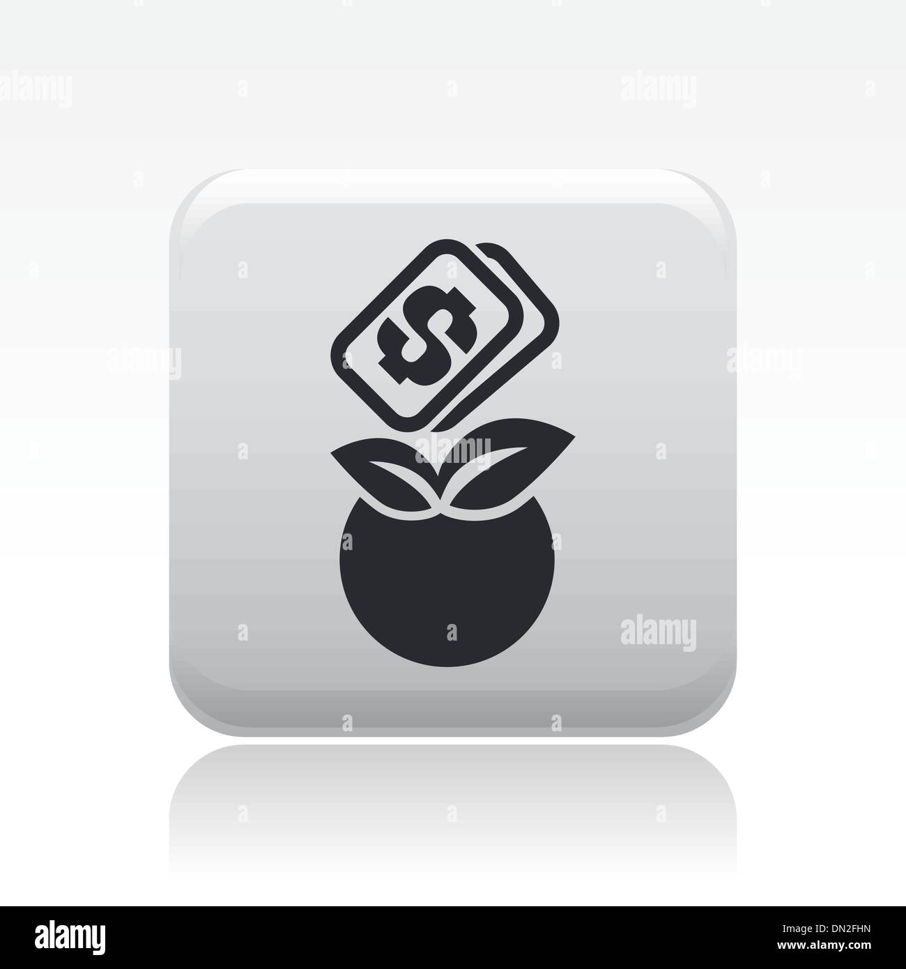 Vector illustration of single fruit price icon Stock Vector Image & Art ...