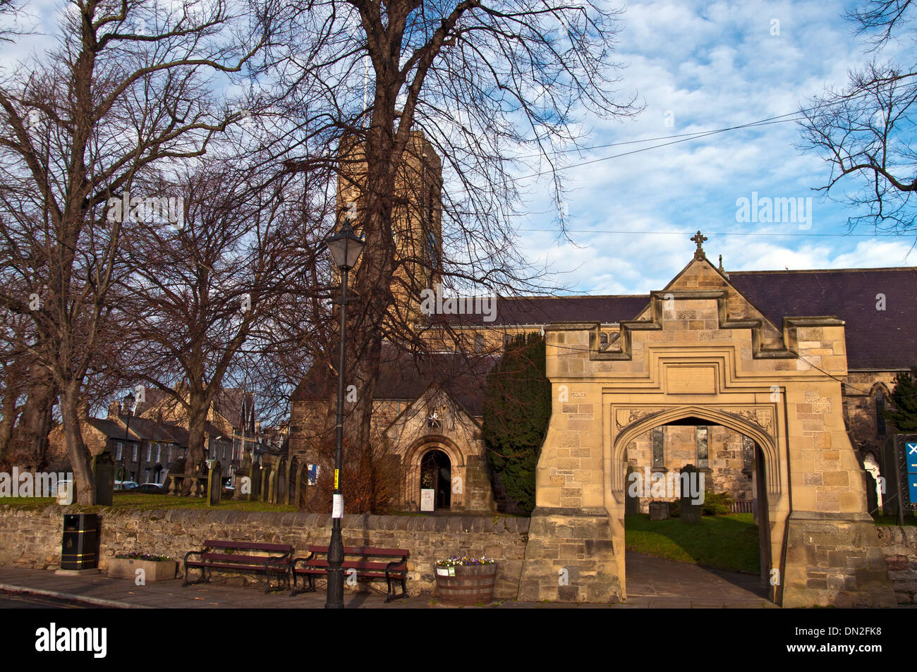 Saint Andrew's church in Corbridge, Northumberland Stock Photo - Alamy