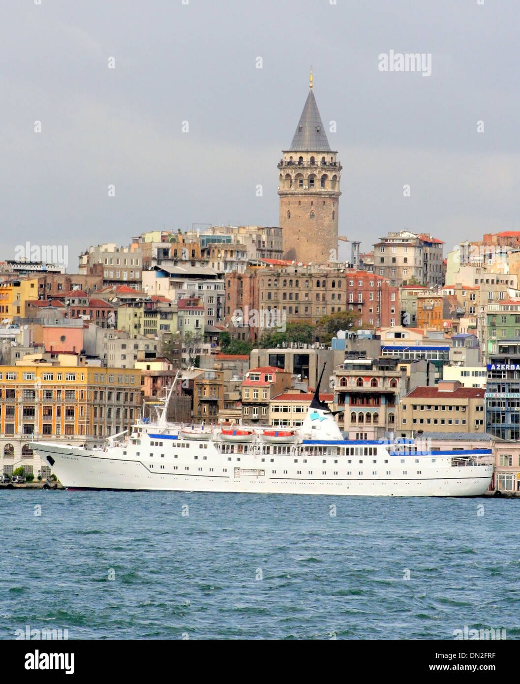 Small cruise ship visiting Istanbul, Turkey Stock Photo - Alamy