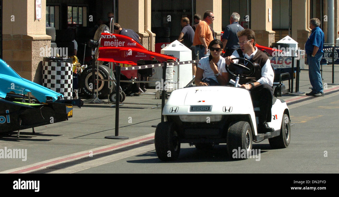 Aug 24, 2006; Sonoma, CA, USA; Indy Car driver DANICA PATRICK rides ...