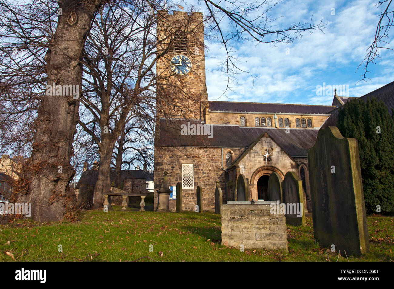 Saint Andrew's church in Corbridge, Northumberland Stock Photo - Alamy