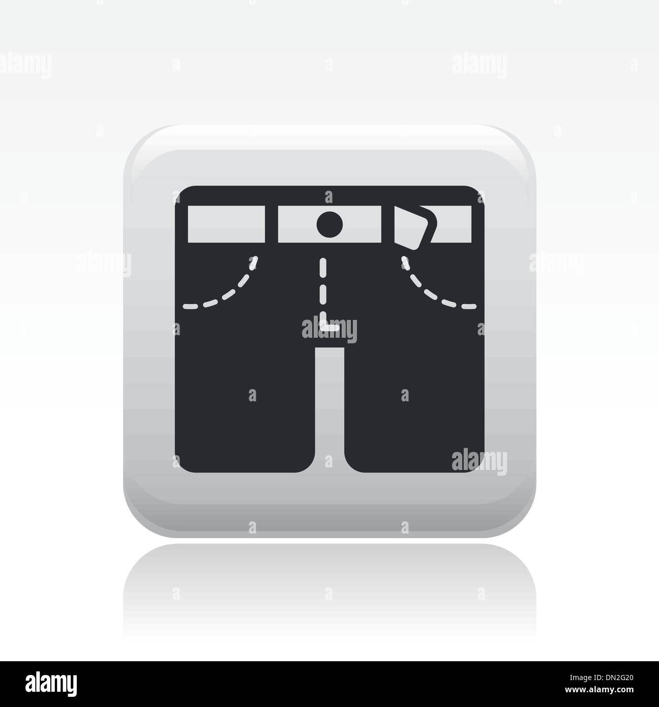 Vector illustration of single short icon Stock Vector Image & Art - Alamy