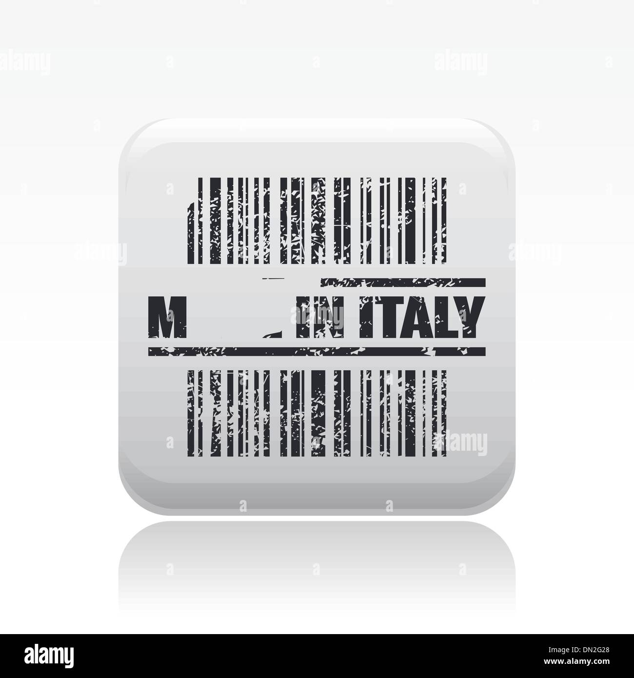 Vector illustration of single made in Italy icon Stock Vector Image ...