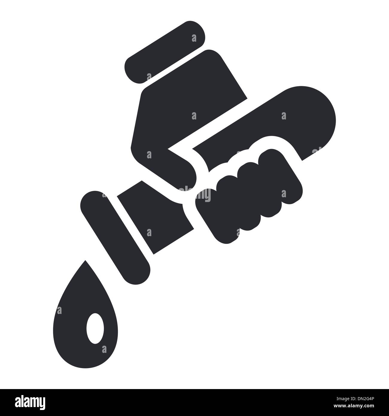 Vector illustration of isolated water tube icon Stock Vector Image ...