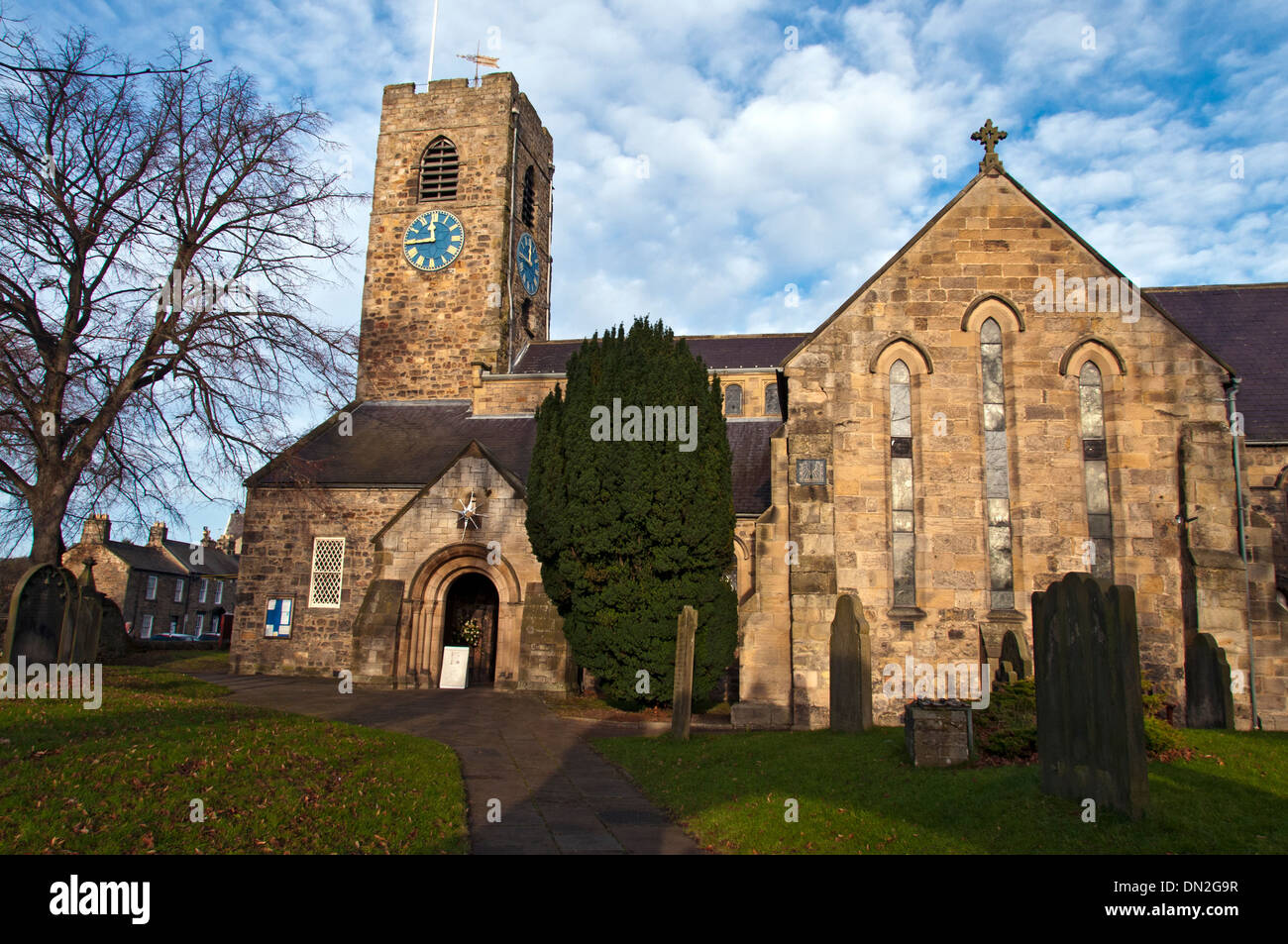 Saint Andrew's church in Corbridge, Northumberland Stock Photo - Alamy