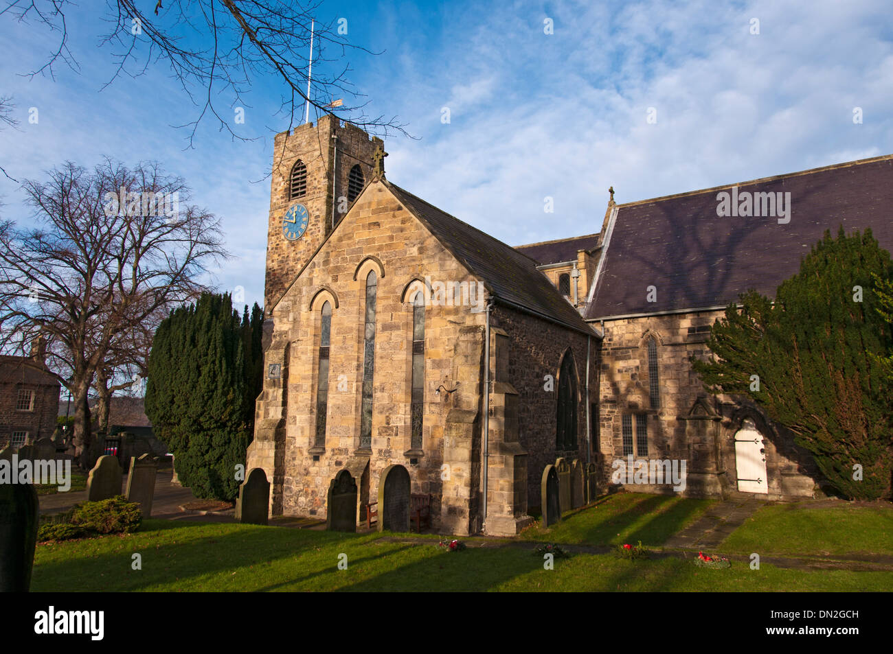 Saint Andrew's church in Corbridge, Northumberland Stock Photo - Alamy