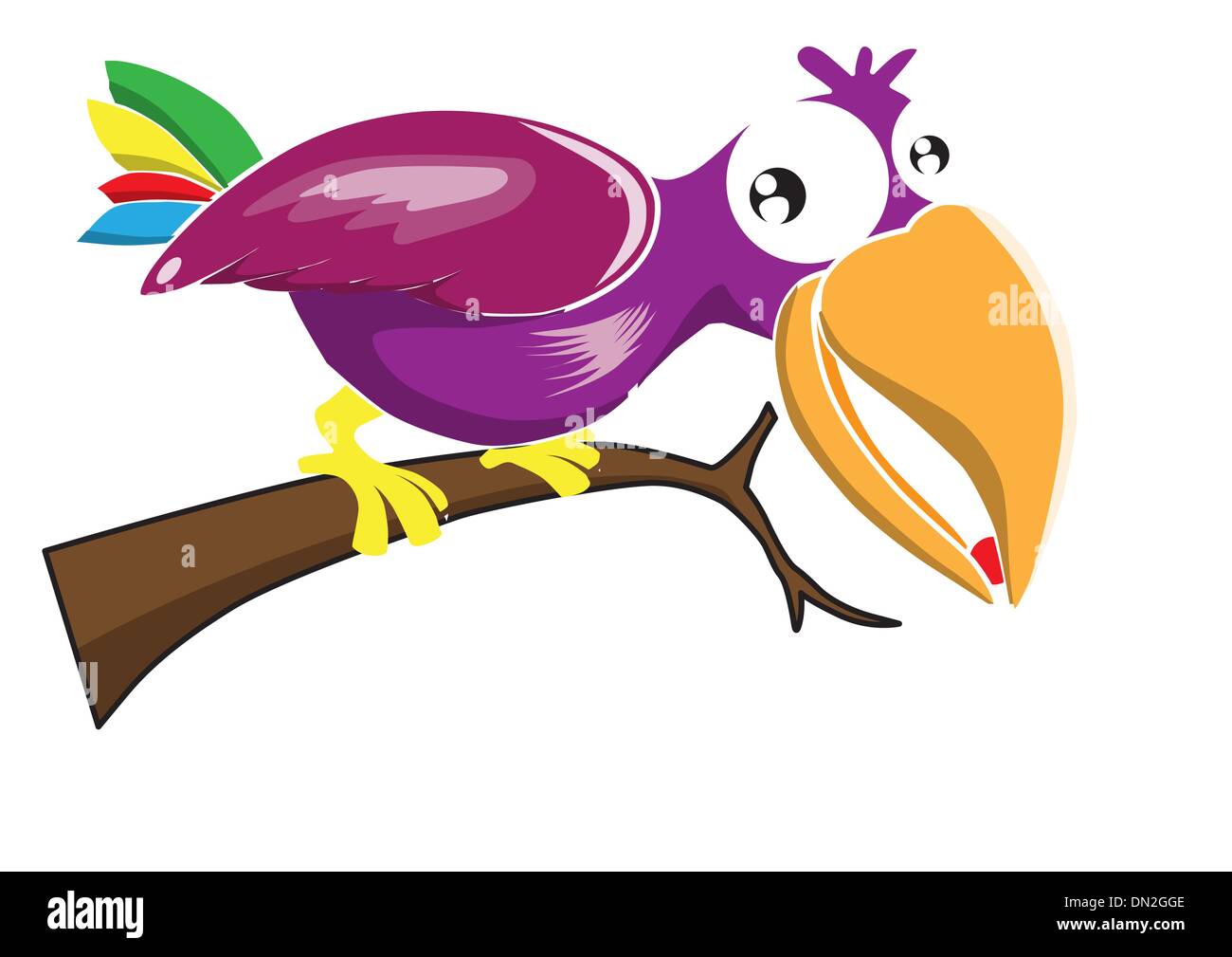 Bird vector cartoon Stock Vector Image & Art - Alamy