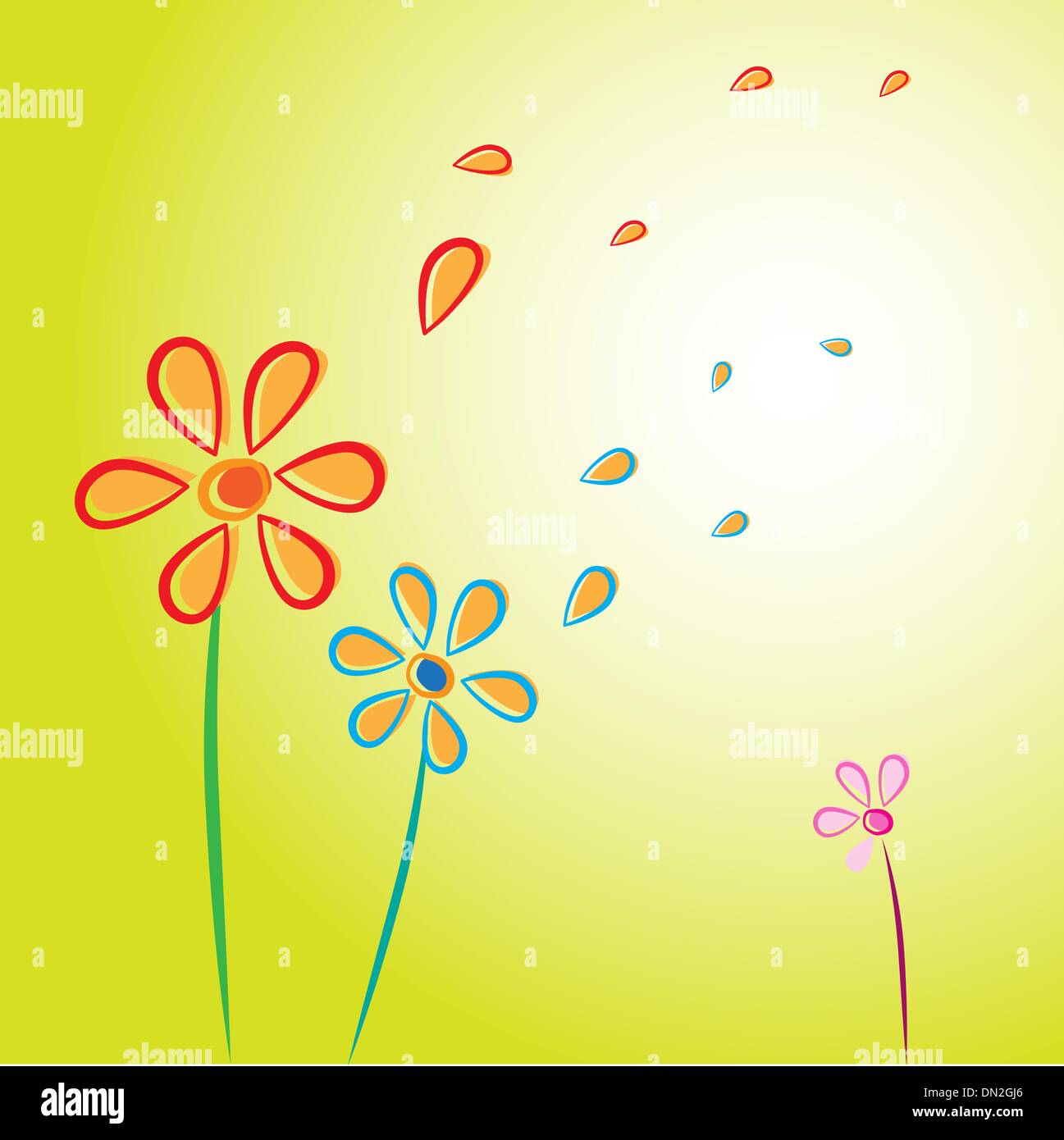 Background flower vector Stock Vector Image & Art - Alamy