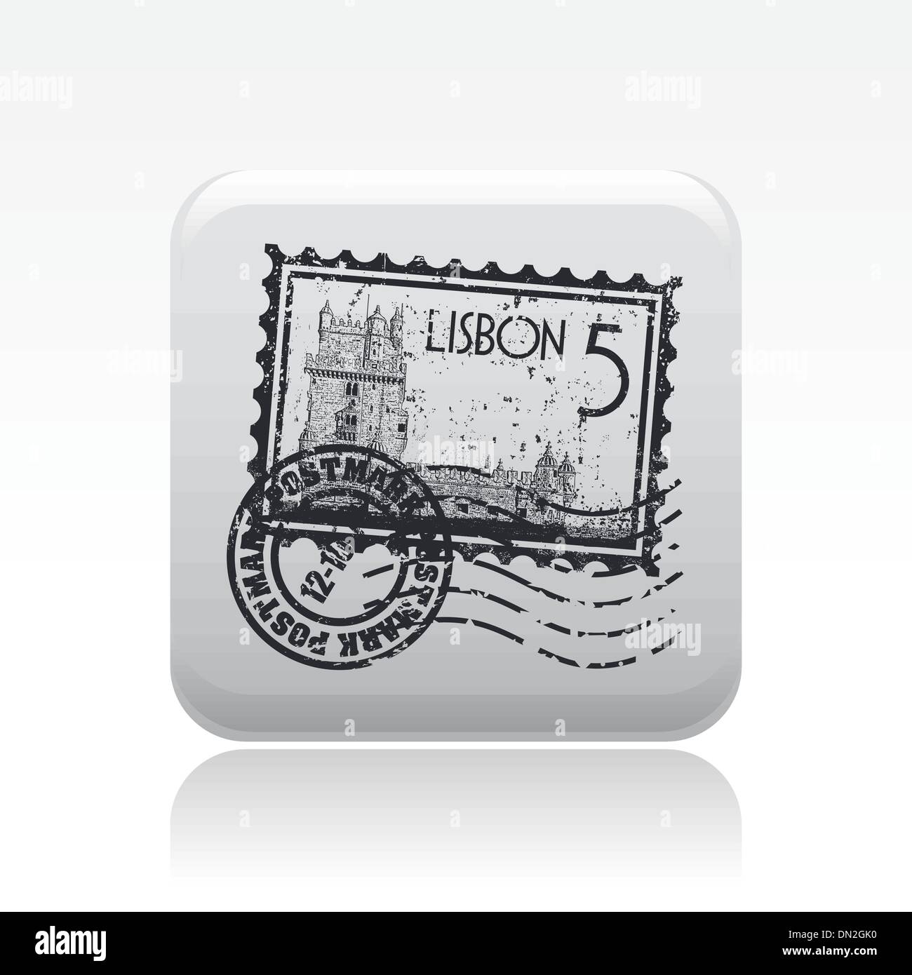 Vector illustration of isolated Lisbon icon Stock Vector Image & Art ...