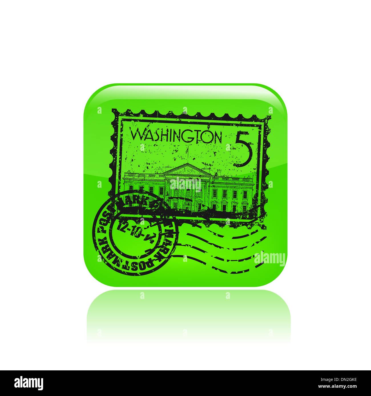 Vector illustration of single washington icon Stock Vector Image & Art ...