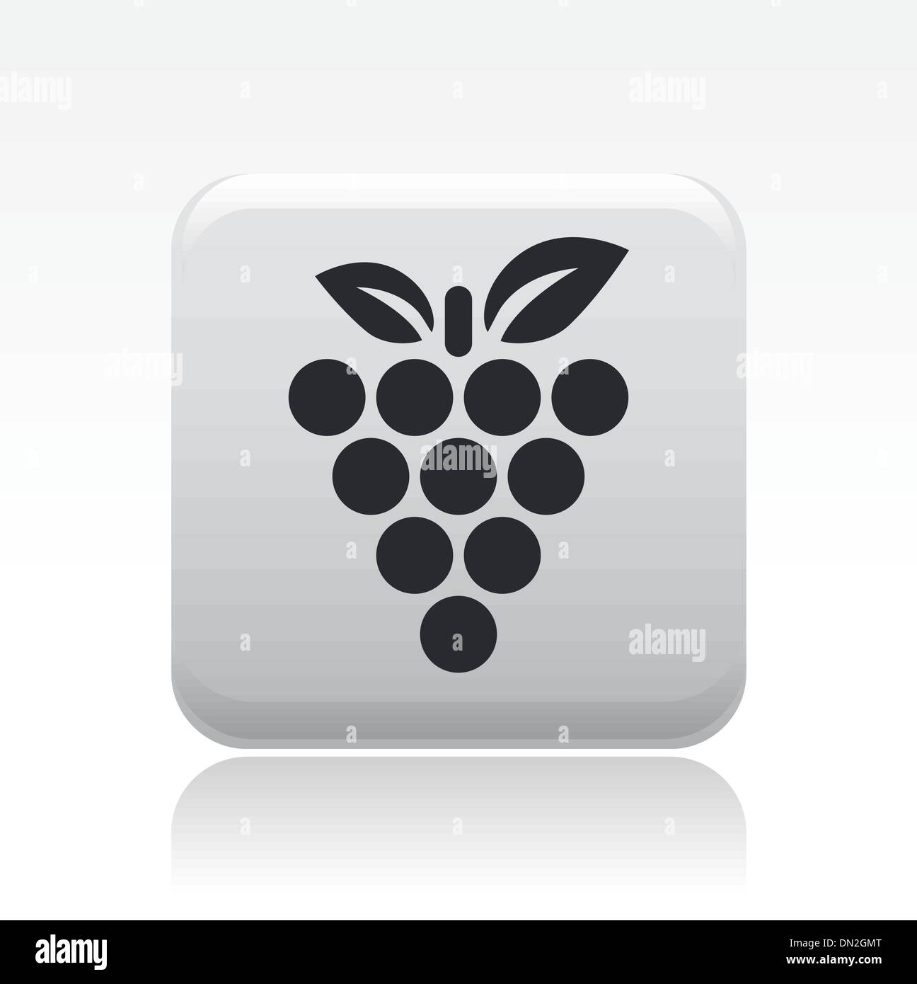 Vector illustration of single grape icon Stock Vector Image & Art - Alamy