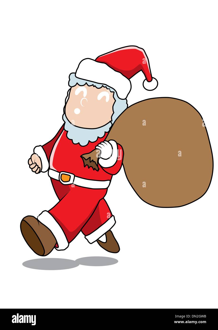 Santa Claus cartoon Stock Vector Image & Art - Alamy