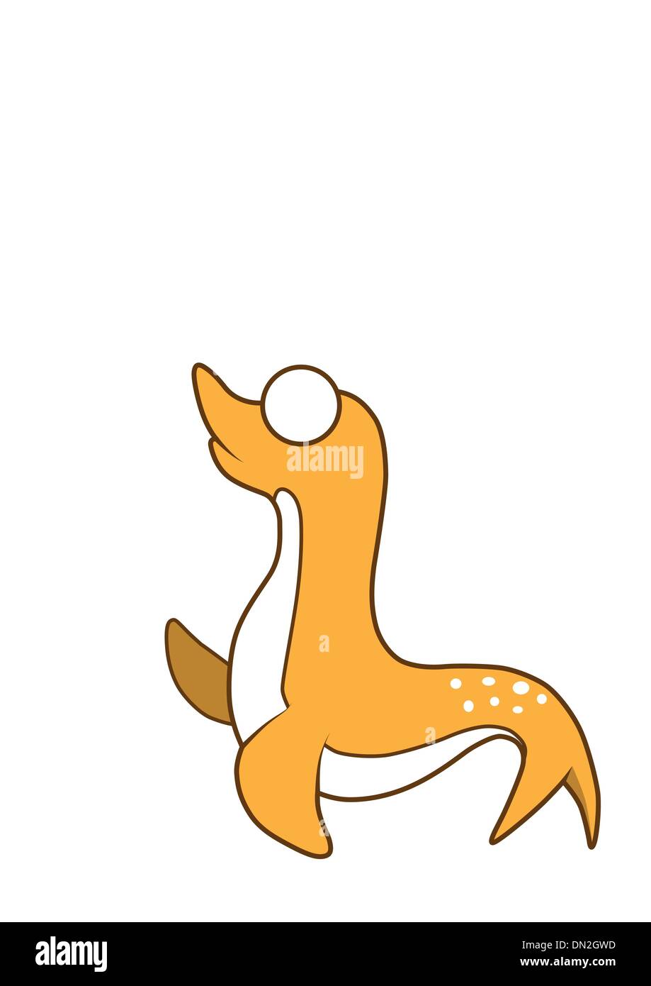 Sea lion cartoon icon vector hi-res stock photography and images - Alamy