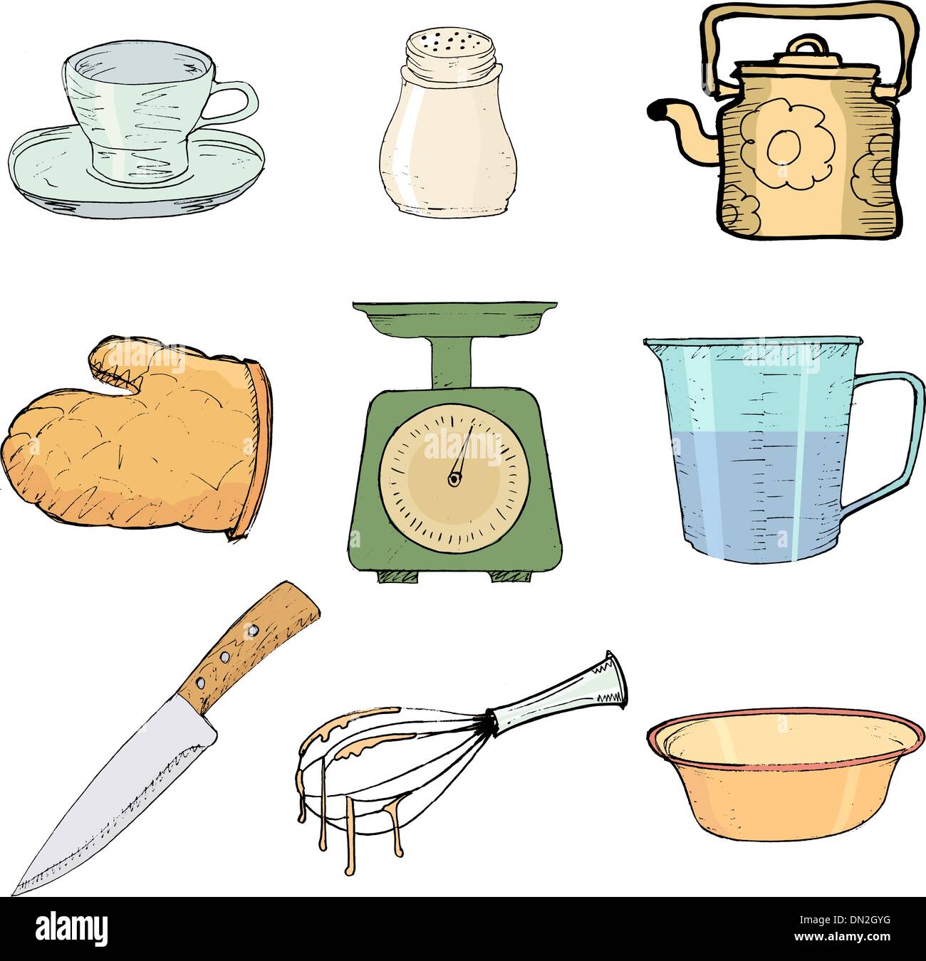 Kitchen shop sign Stock Vector Images - Alamy