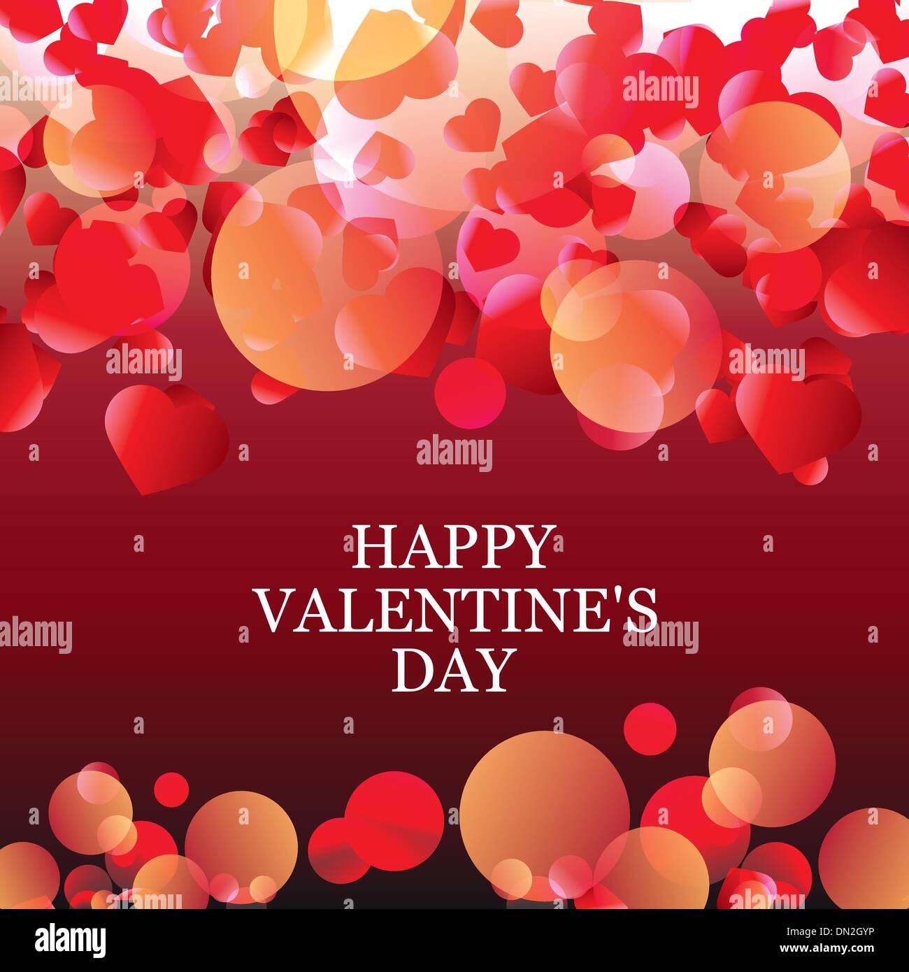 Valentine's Day card, banner Stock Vector Image & Art - Alamy