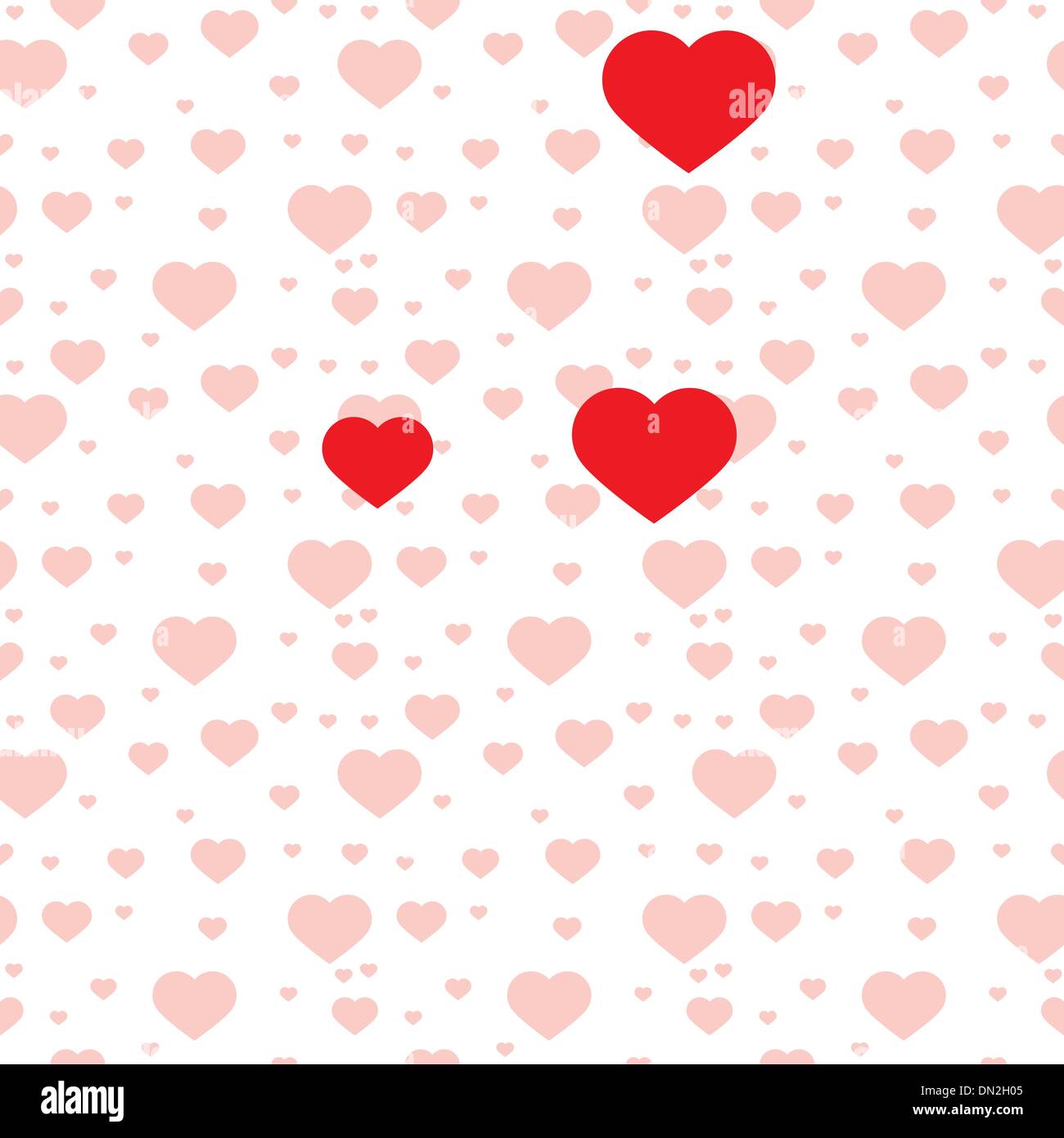 vector seamless pattern of heart Stock Vector Image & Art - Alamy